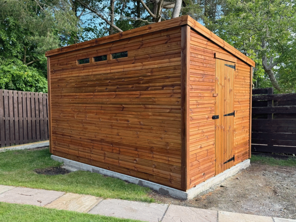 Pent Security Shed | Secure Heavy Duty Shed UK | ShedUK