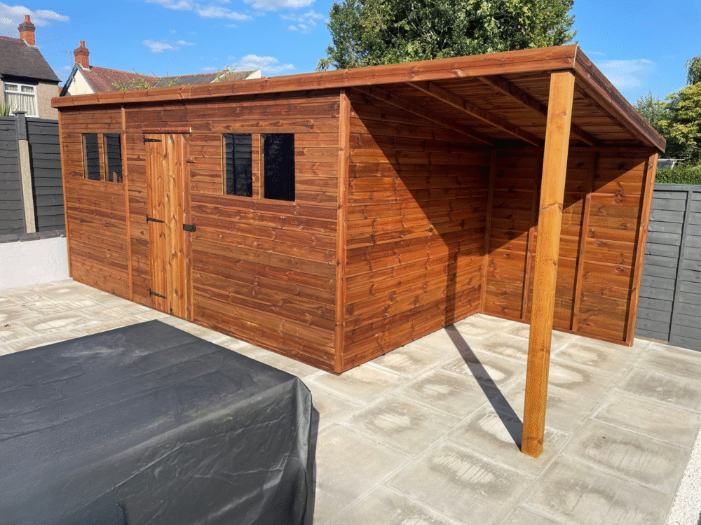 Pent Workshop Shed | Wooden Sheds for Sale UK | ShedUK